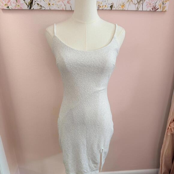 Windsor | Dresses | Windsor White Sparkly Bodycon Mini Dress | Poshmark